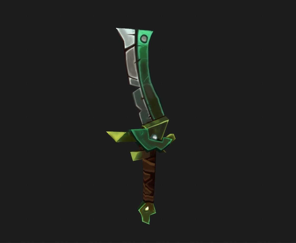 3D model World of Warcraft Weapon Study - Hand-Painted VR / AR / low ...
