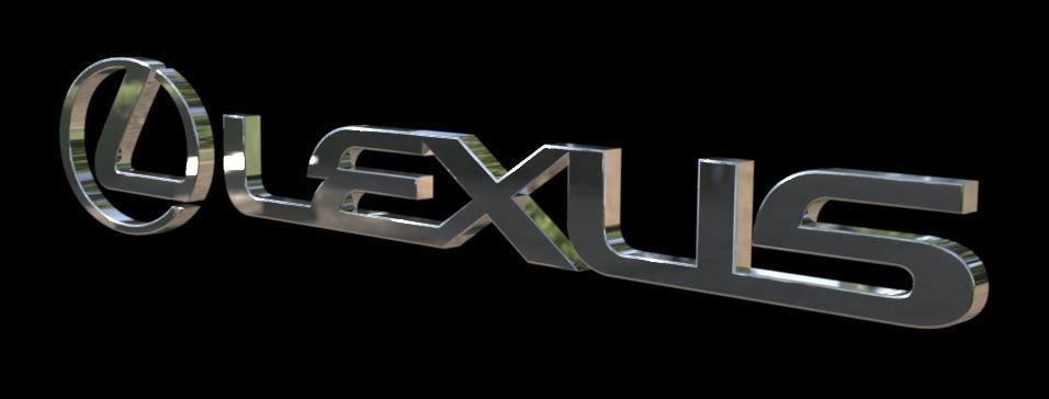 Logo Lexus free 3D model | CGTrader