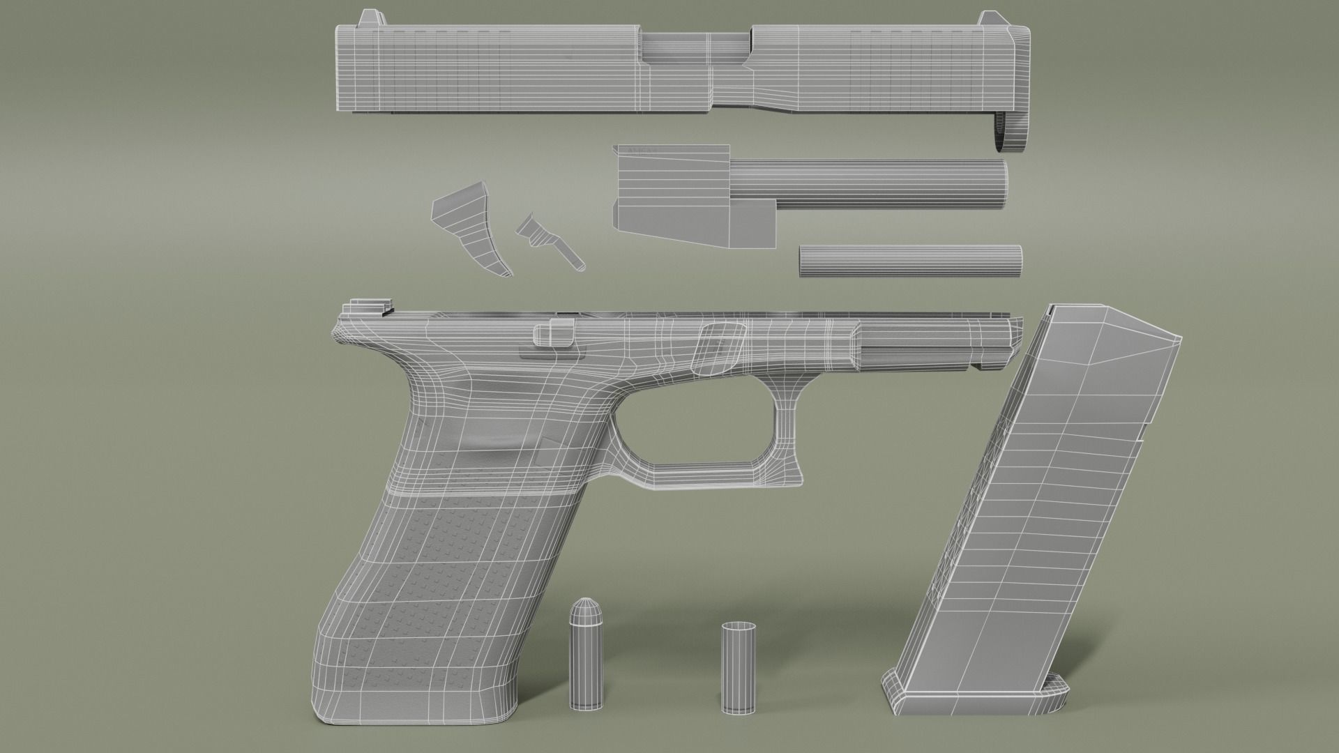 3D model HQ G45 VR / AR / low-poly | CGTrader