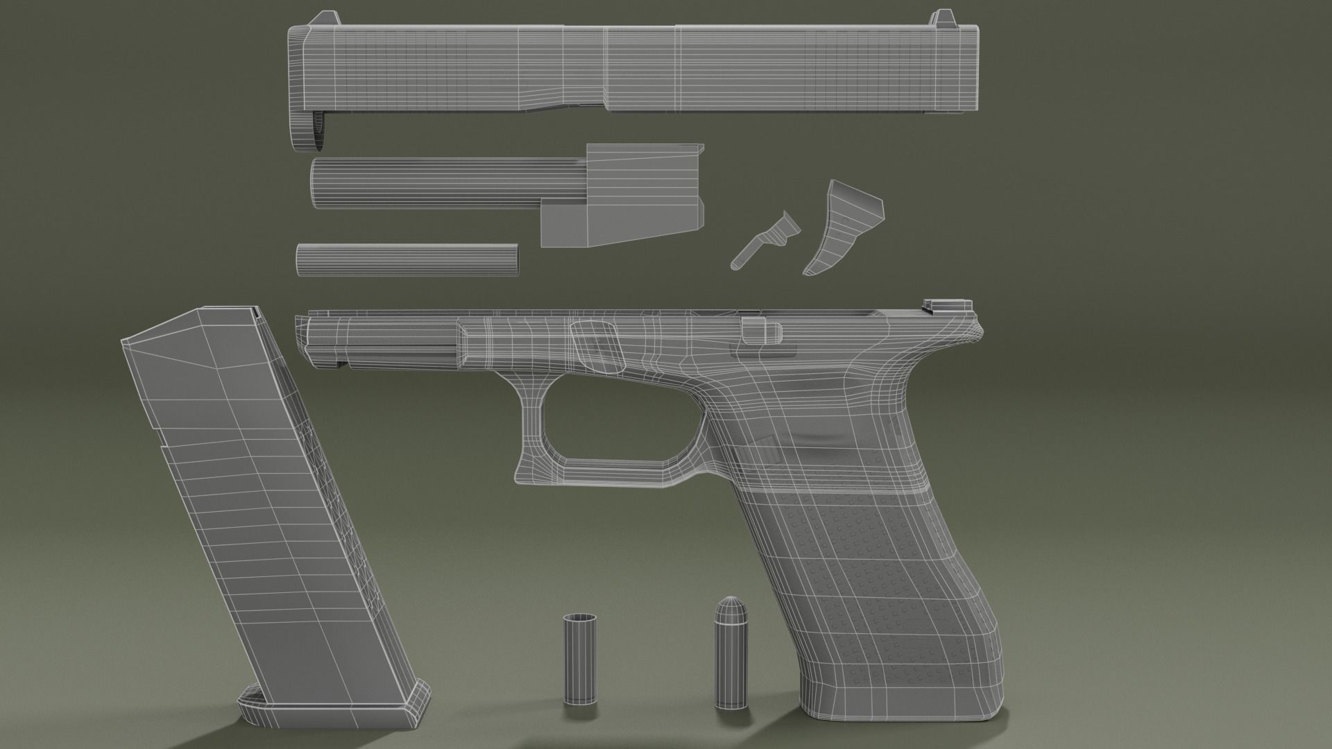 3D model HQ G45 VR / AR / low-poly | CGTrader