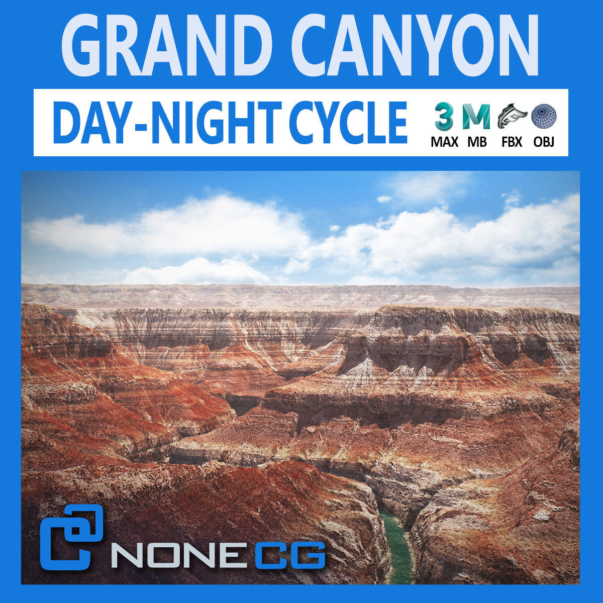 Grand Canyon Environment 3D model animated rigged | CGTrader