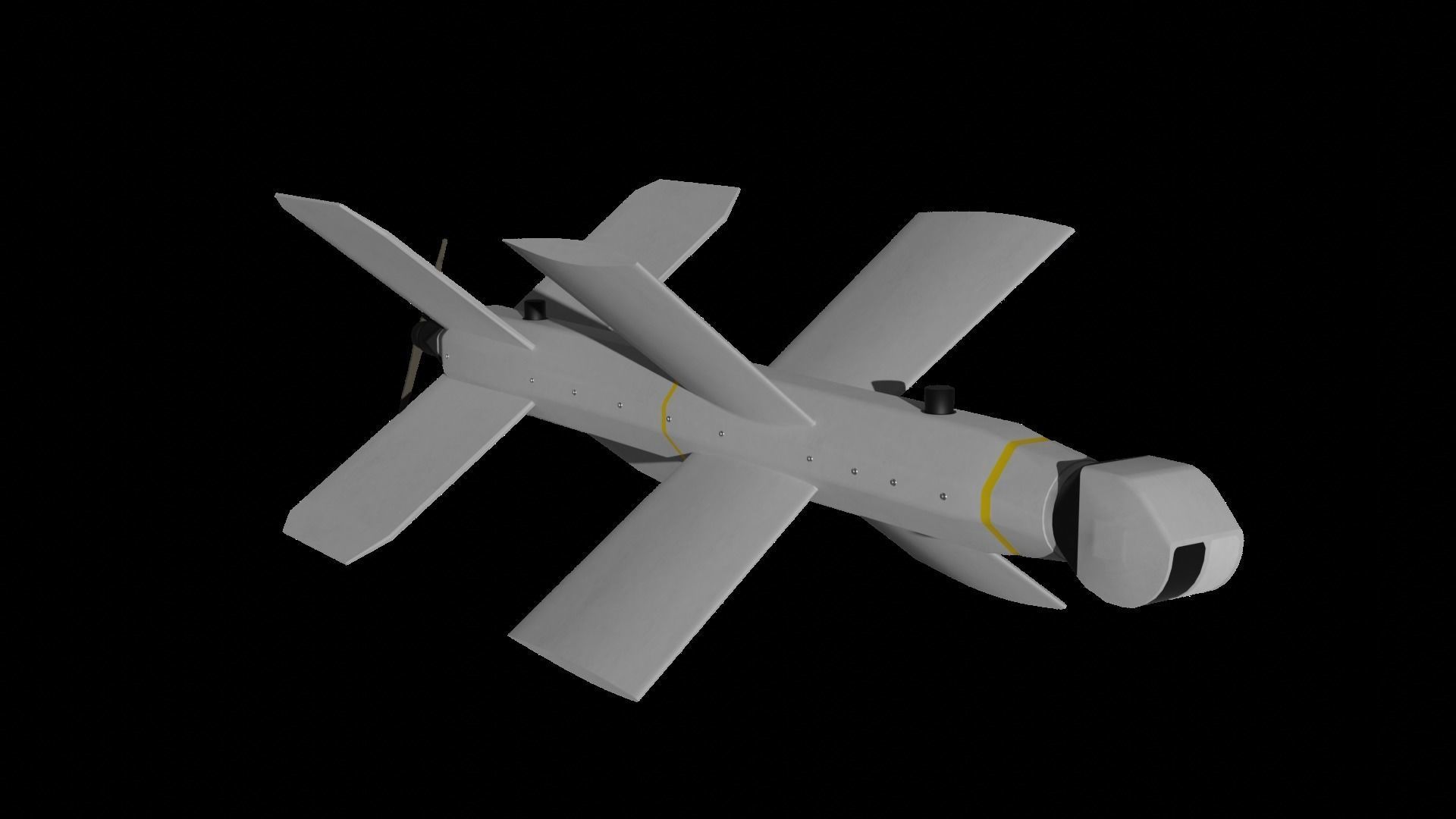 3D model ZALA Lancet UAV Drone VR / AR / low-poly | CGTrader