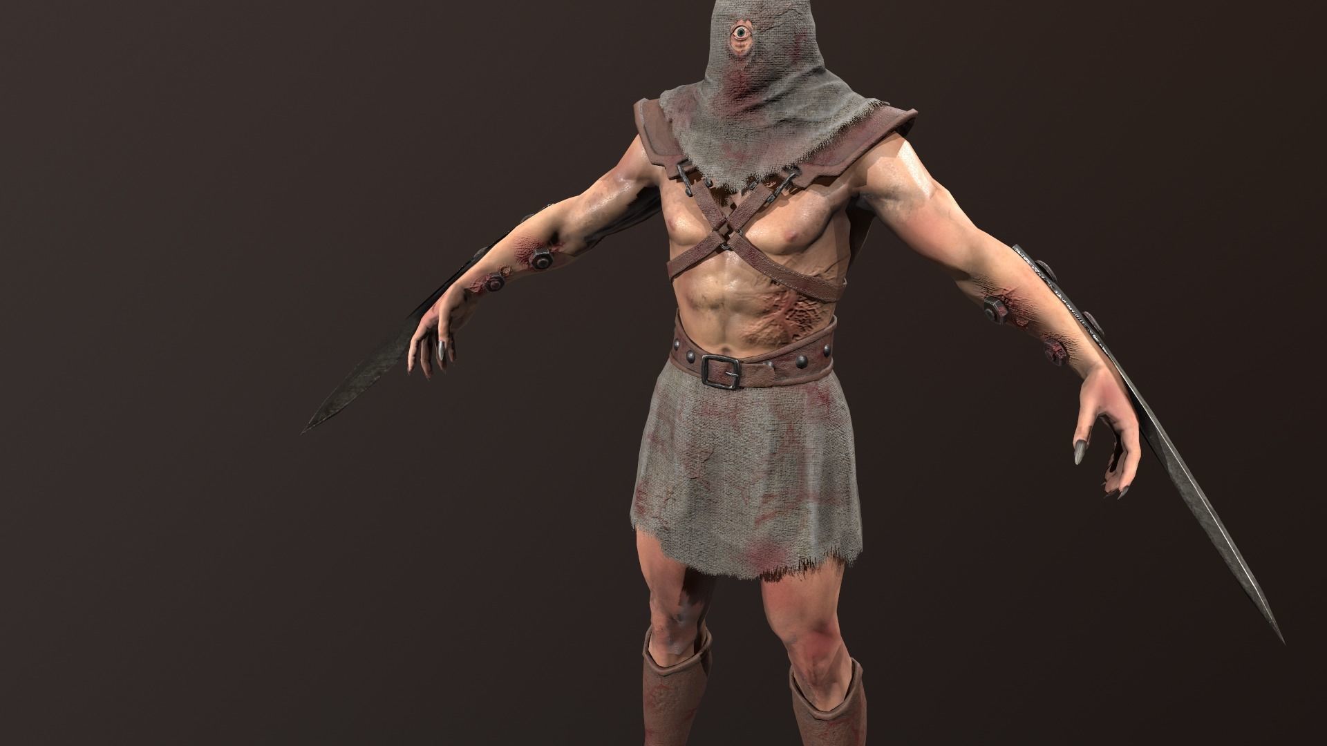 3D model Cyclops Monster Low-poly 3D model VR / AR / low-poly | CGTrader