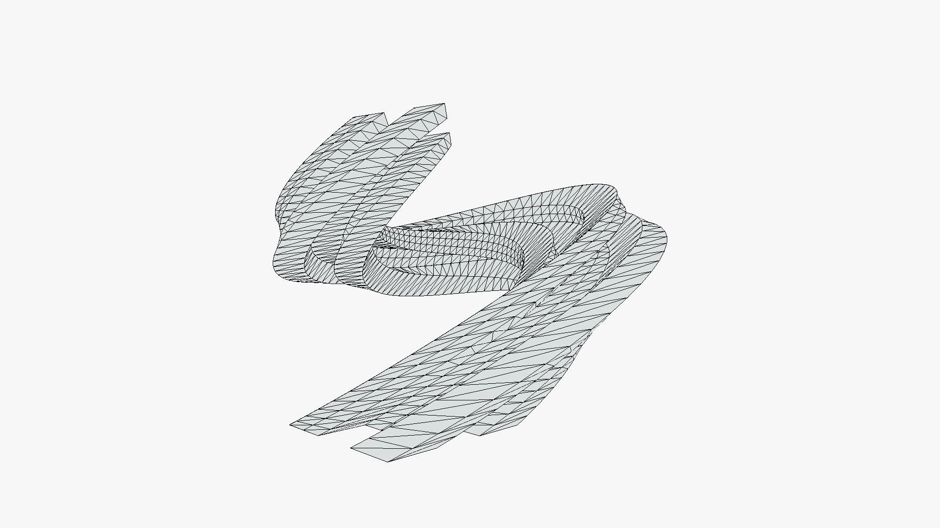 Curved building scifi windows 3D model | CGTrader