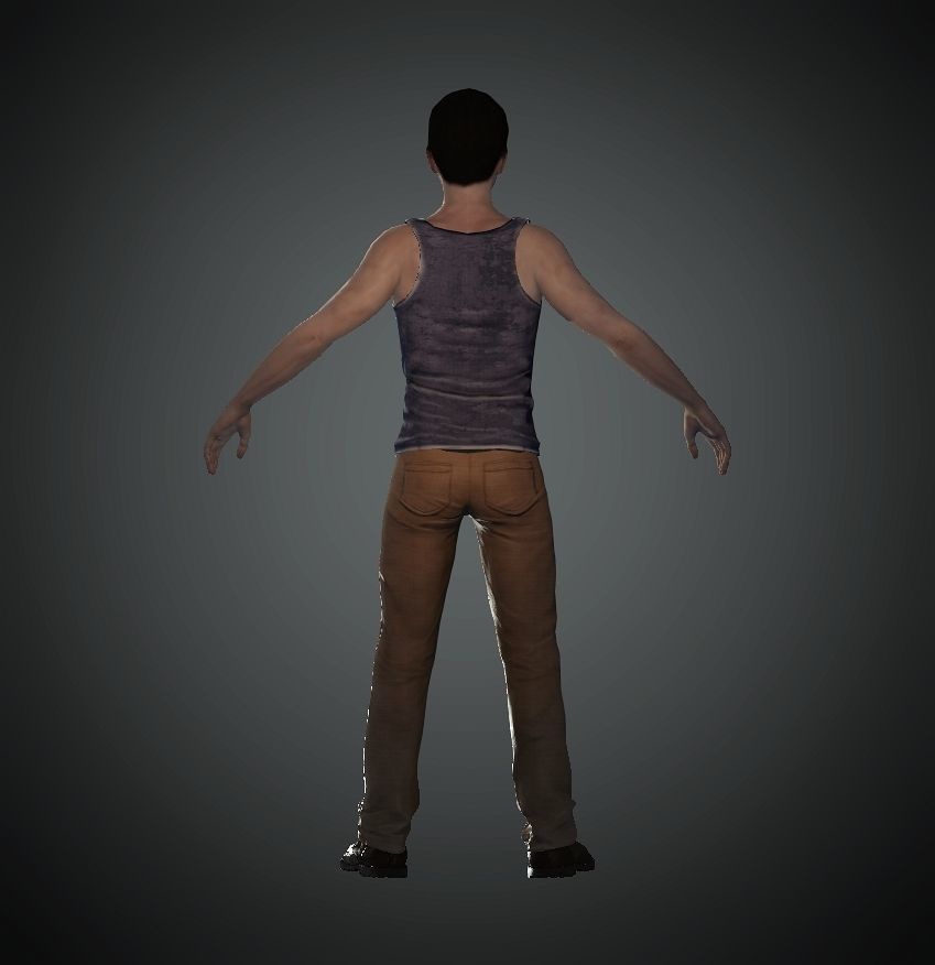 Unity Digital Human HS004 free 3D model animated rigged | CGTrader