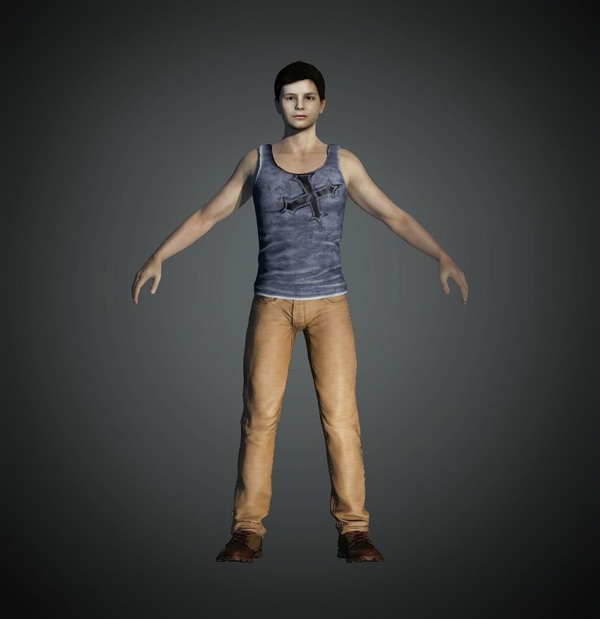 Unity Digital Human HS004 free 3D model animated rigged | CGTrader