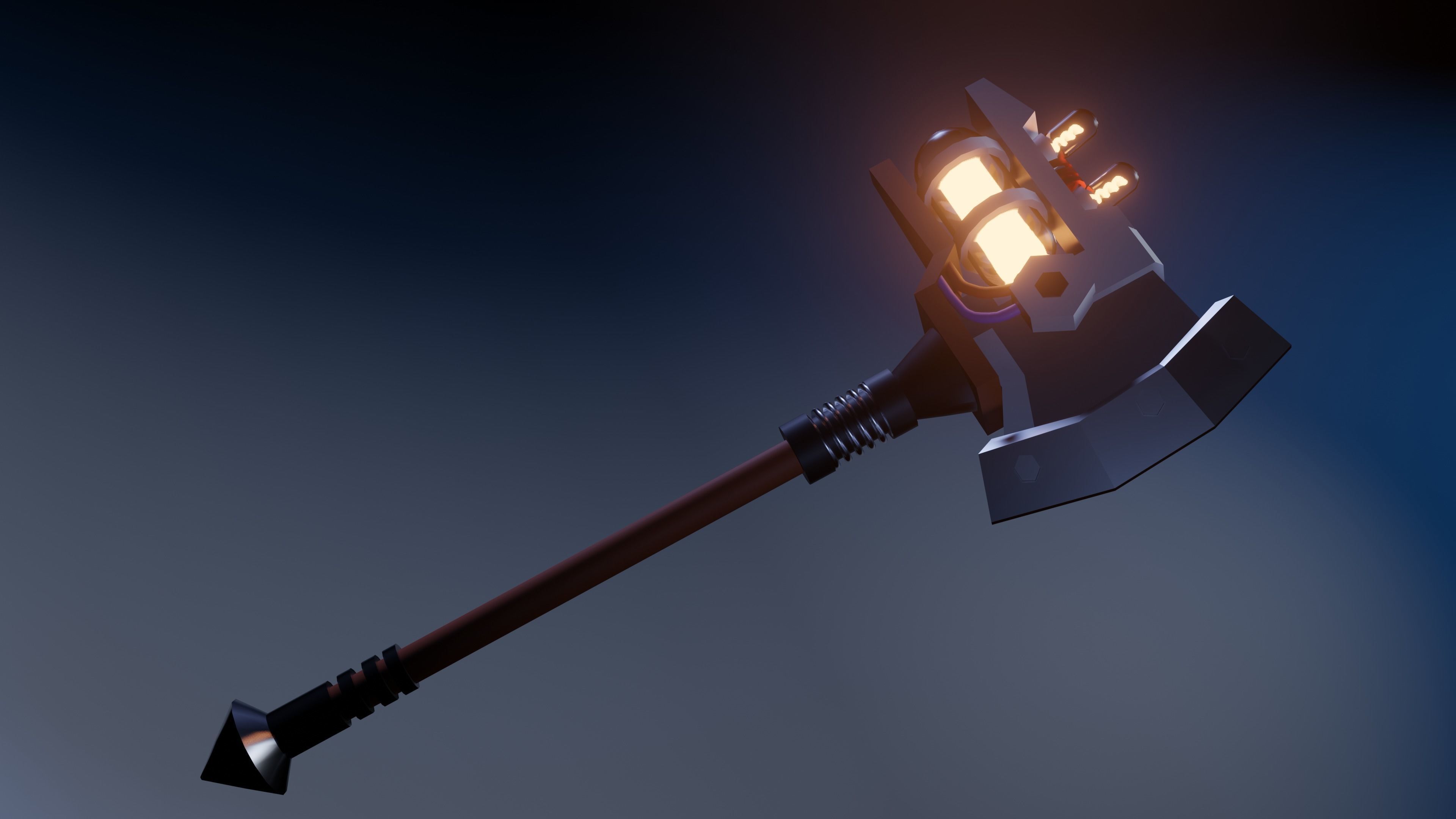 3D model Plasma Axe VR / AR / low-poly | CGTrader