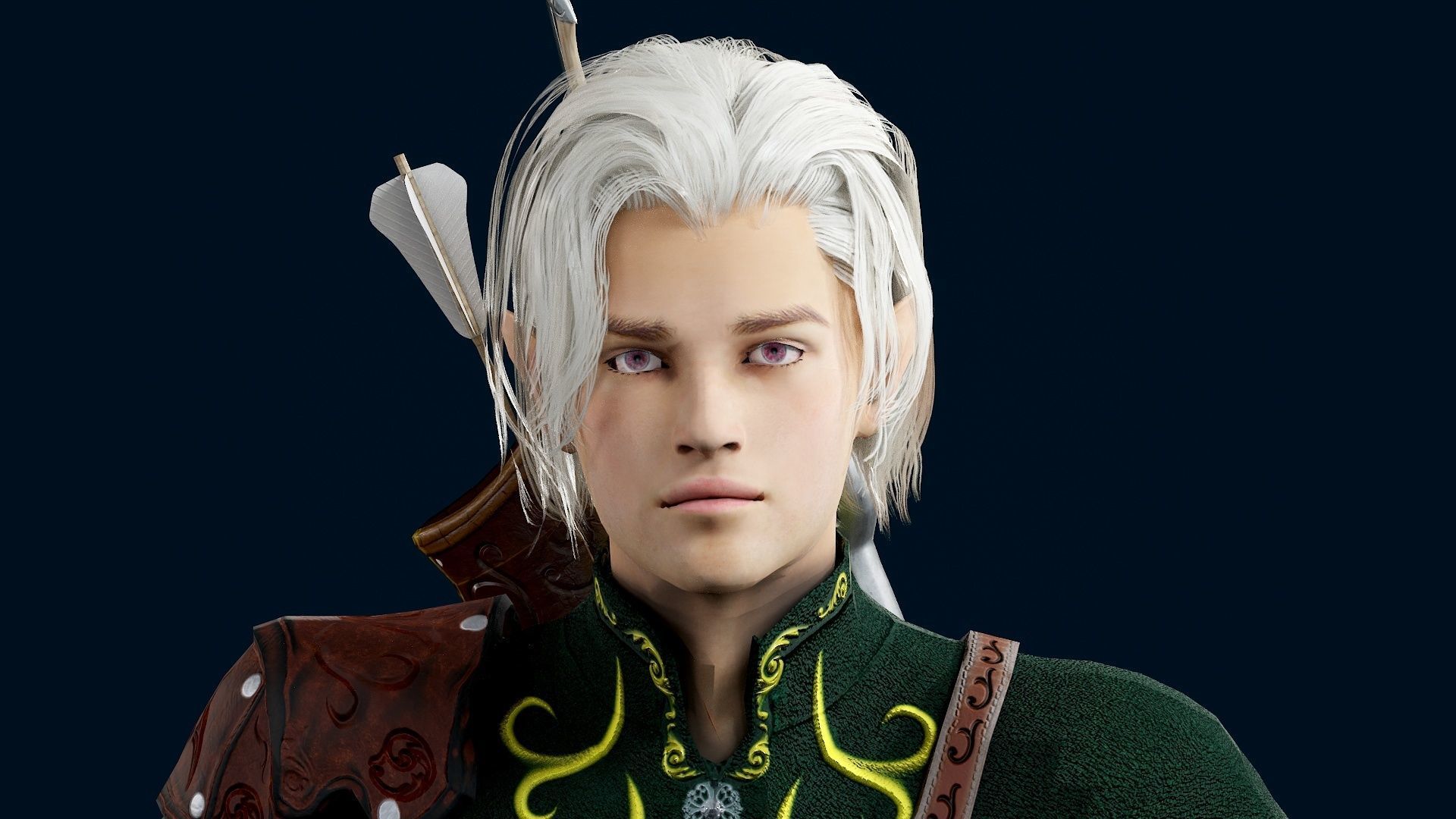 3D model Wood elf Low-poly 3D model VR / AR / low-poly rigged | CGTrader