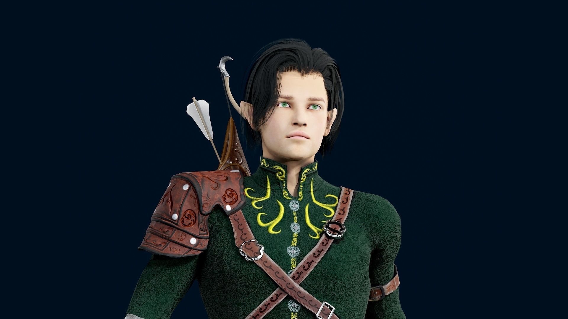 3D model Wood elf Low-poly 3D model VR / AR / low-poly rigged | CGTrader