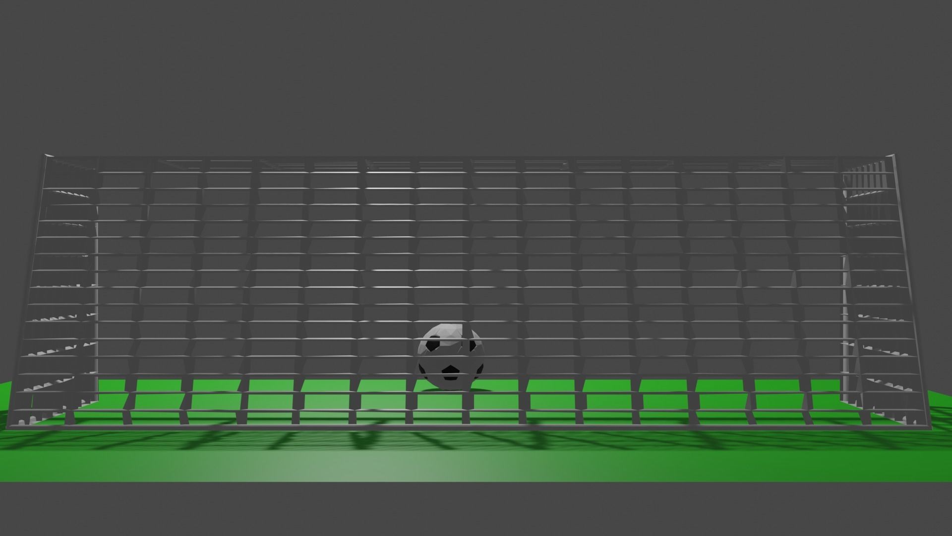 3D model Soccer - Football Goal Low-Poly 3D model VR / AR / low-poly ...