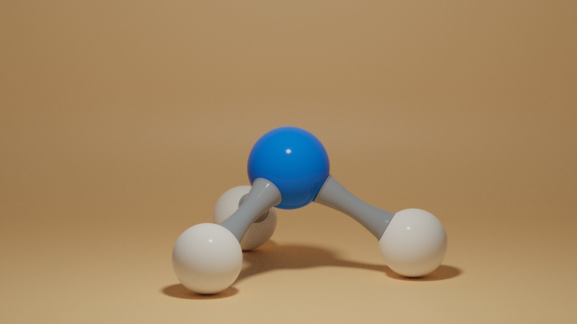 3D model Ammonia Molecule NH3 VR / AR / low-poly | CGTrader