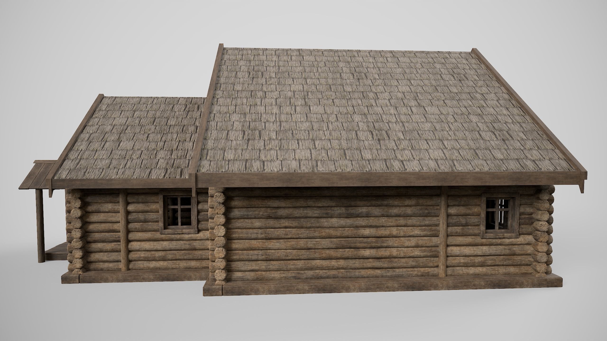 3D model Old hut VR / AR / low-poly | CGTrader