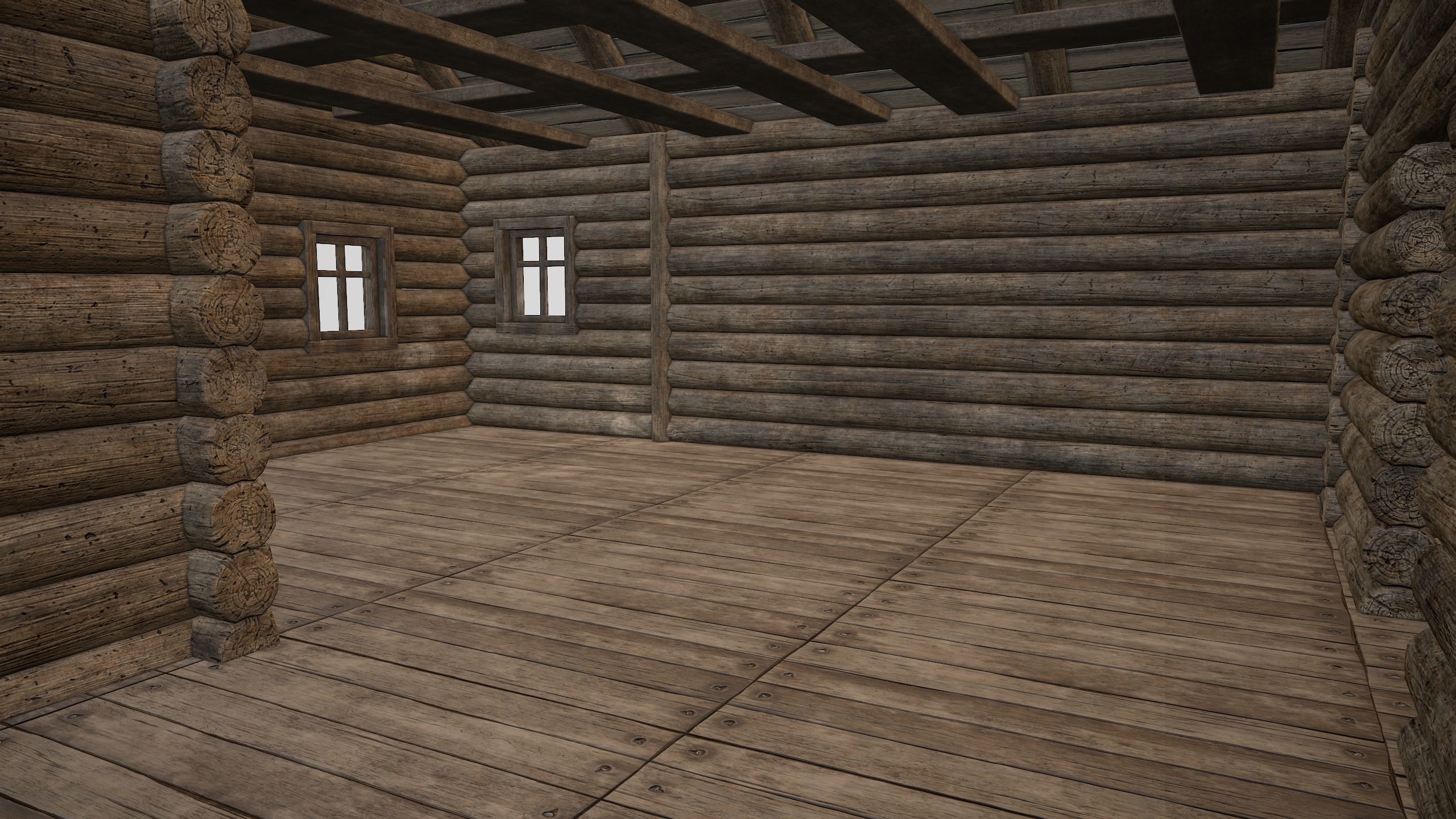 3D model Old hut VR / AR / low-poly | CGTrader