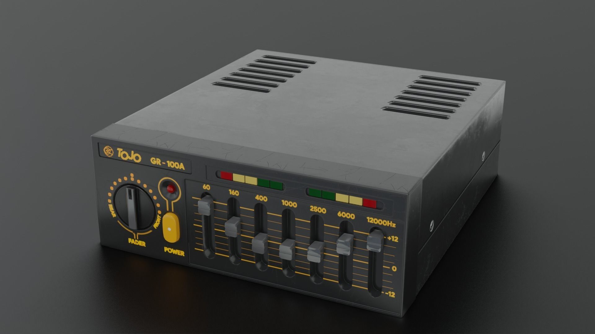 3D model Tojo GR100A Equalizer VR / AR / low-poly | CGTrader