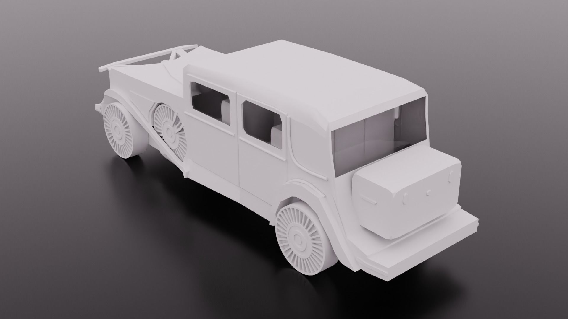 1900s Car Model Game Ready Free Viktig Games free 3D model | CGTrader