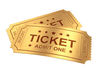 Golden ticket 3D model | CGTrader