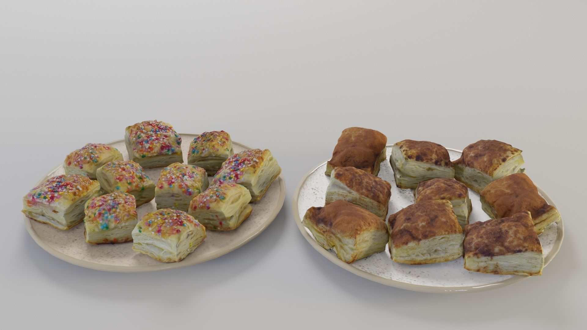 3D model Cake on a plate Low-poly VR / AR / low-poly | CGTrader
