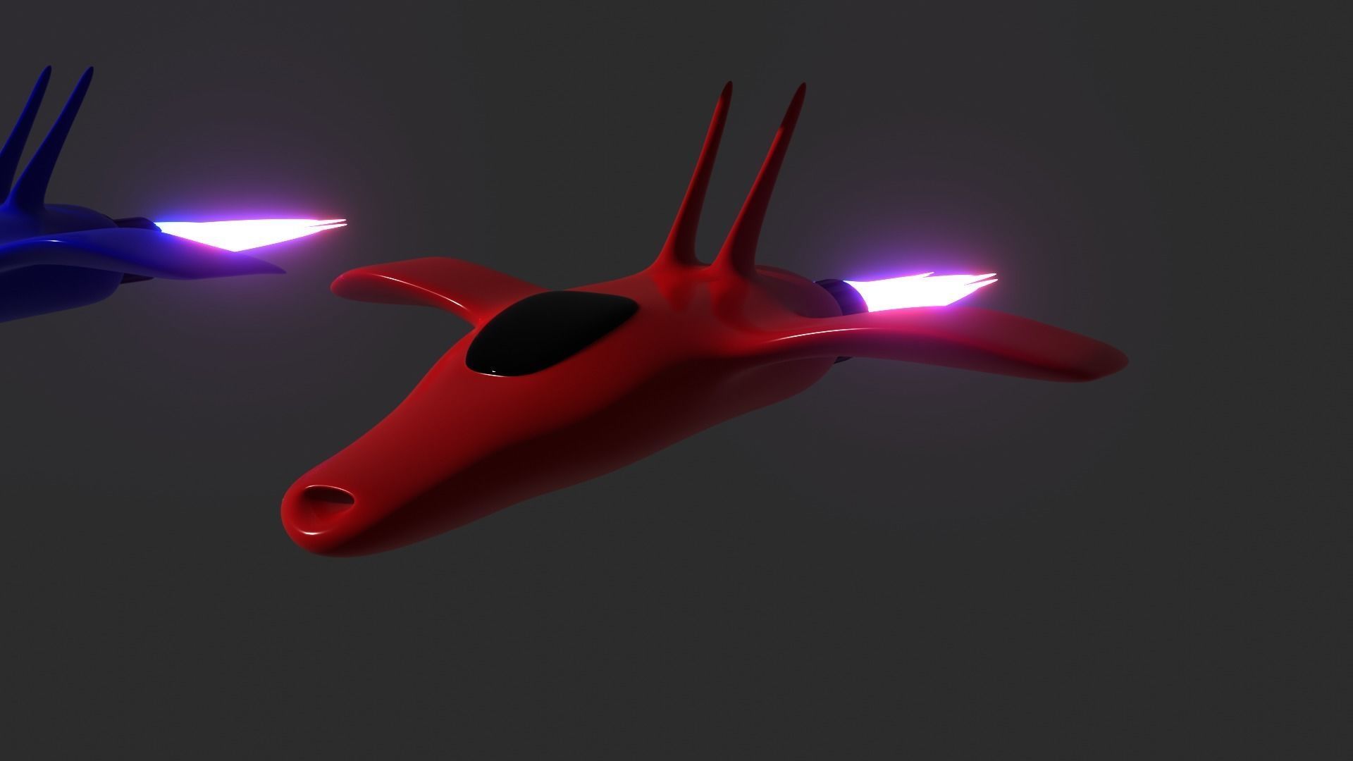 Low Poly Starship Fighter 6 Pack 3D model | CGTrader