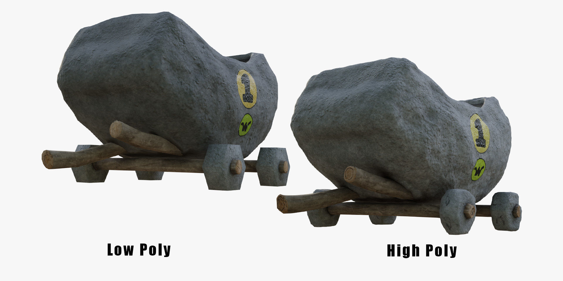 3D model Race Car 01 Stone Car VR / AR / low-poly | CGTrader