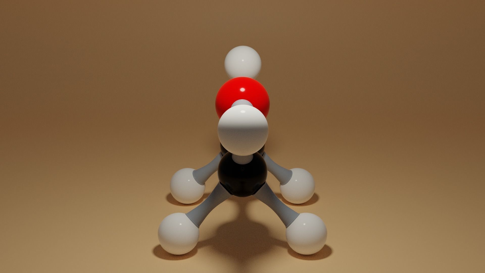 3D model Ethanol Molecule C2H6O VR / AR / low-poly | CGTrader