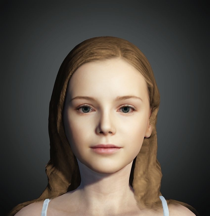 Unity Digital Human HS005 free 3D model animated rigged | CGTrader