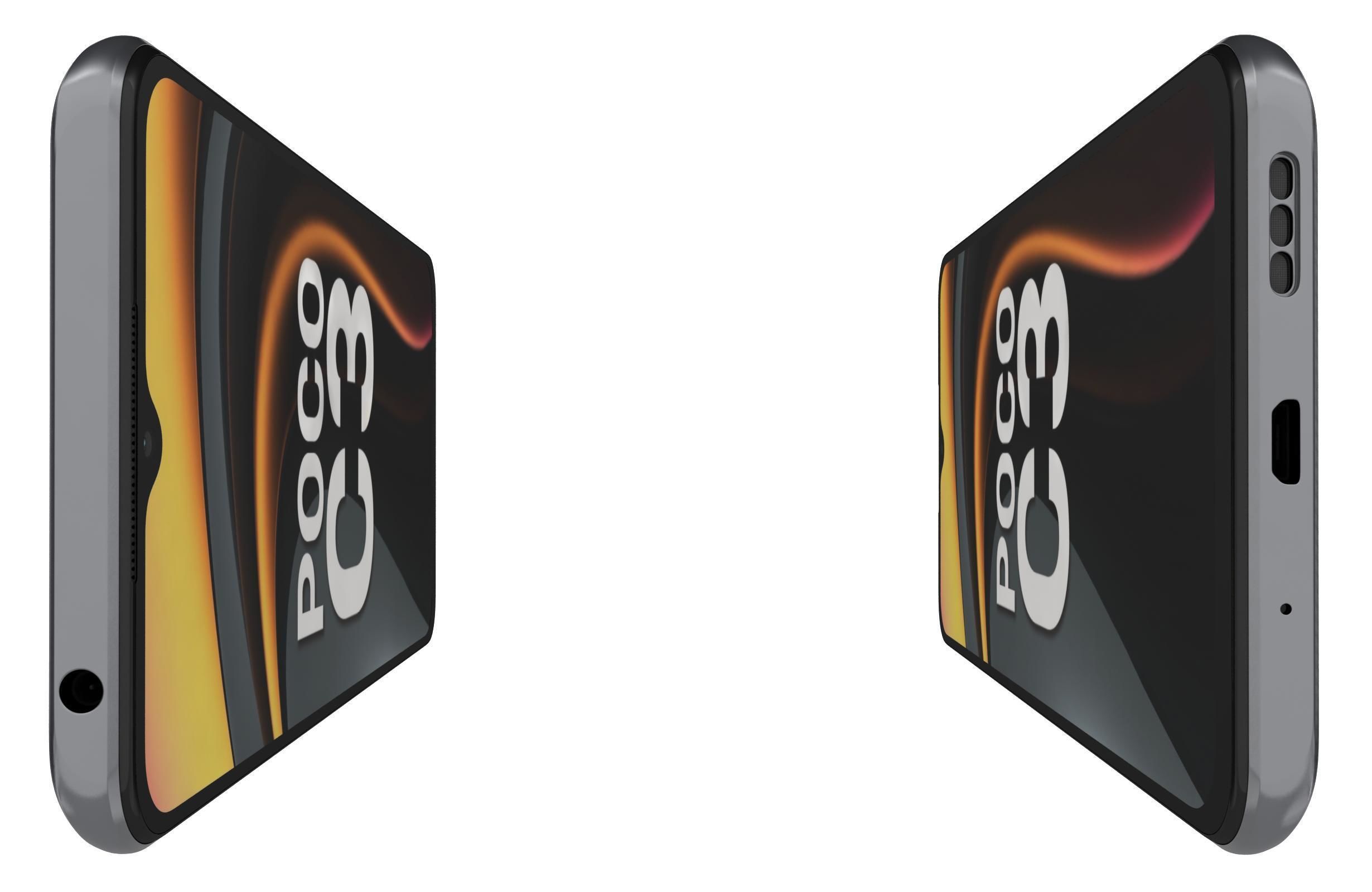 Xiaomi Poco C3 Matte Black 3D model | CGTrader