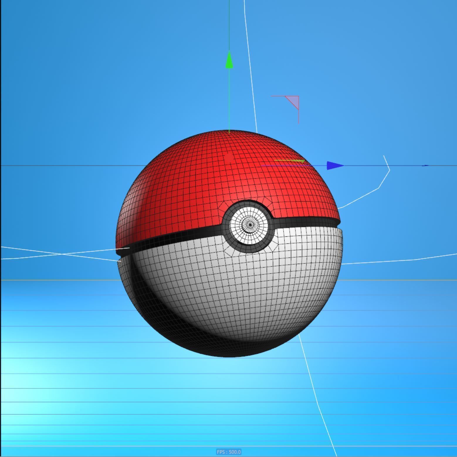 pokeball pokemon ball 3D model | CGTrader