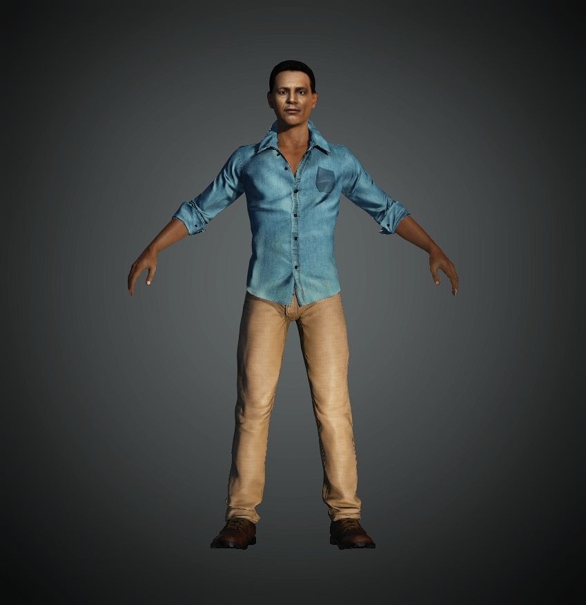 Unity Digital Human HS008 free 3D model animated rigged | CGTrader