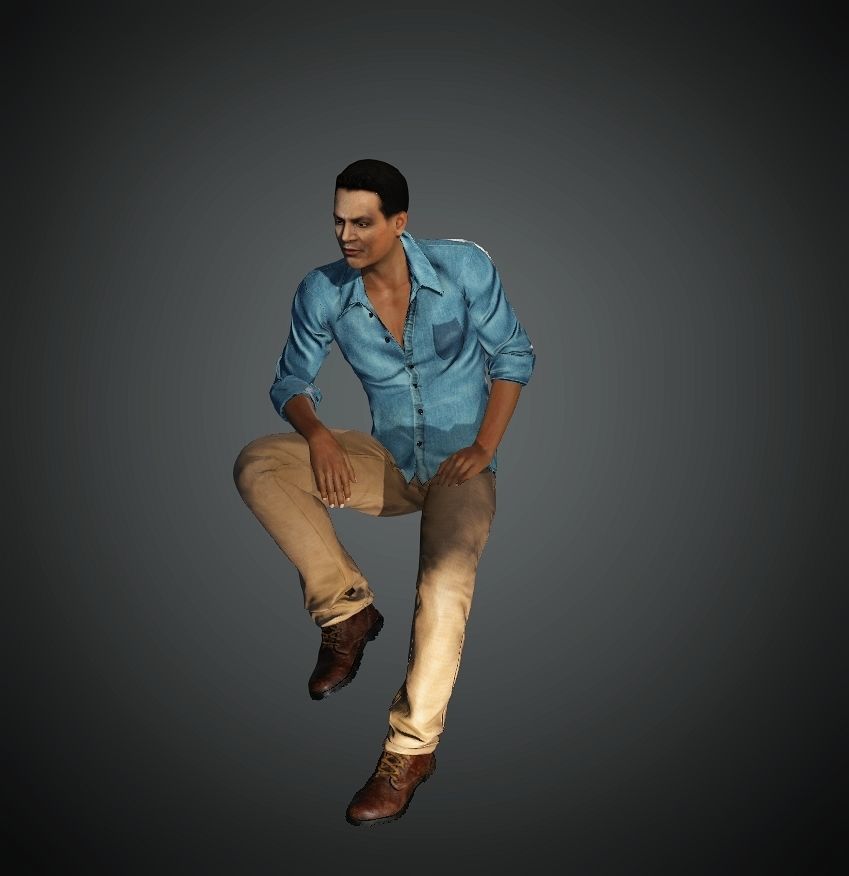 Unity Digital Human HS008 free 3D model animated rigged | CGTrader