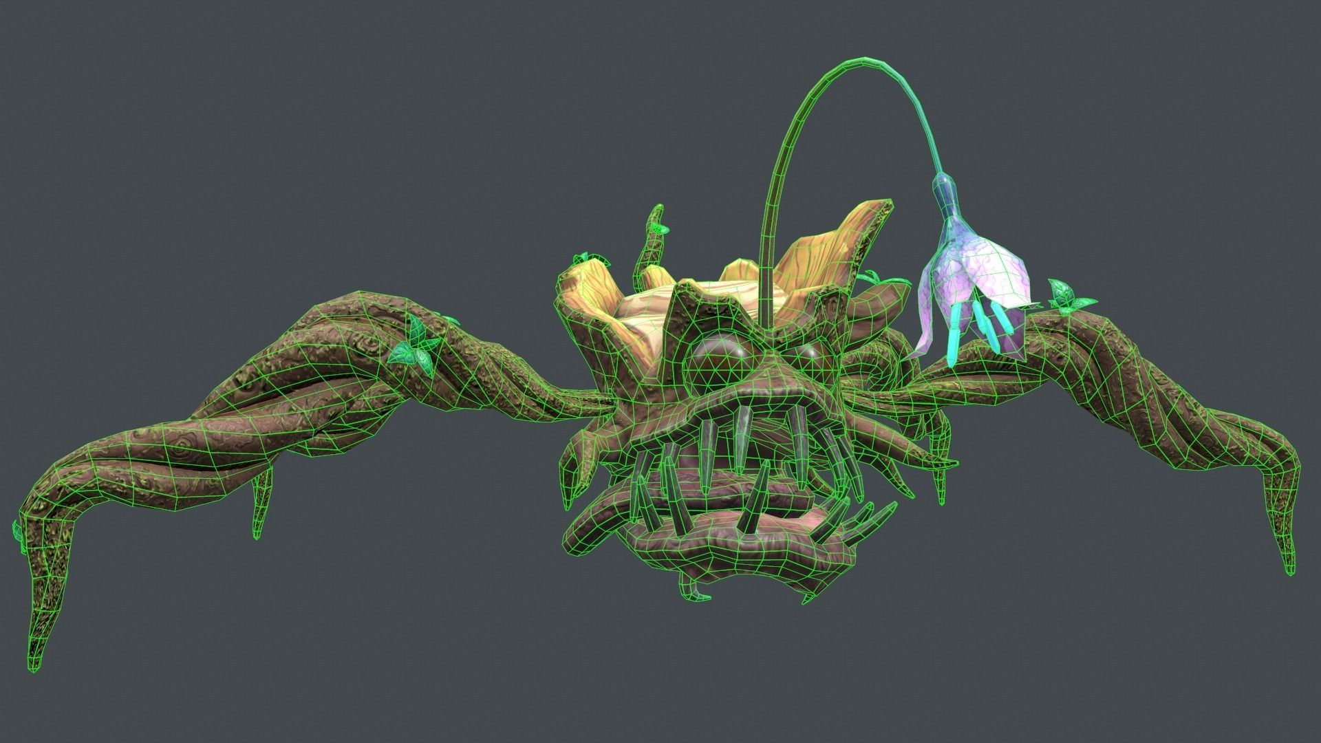 3D model Monster Stump VR / AR / low-poly | CGTrader