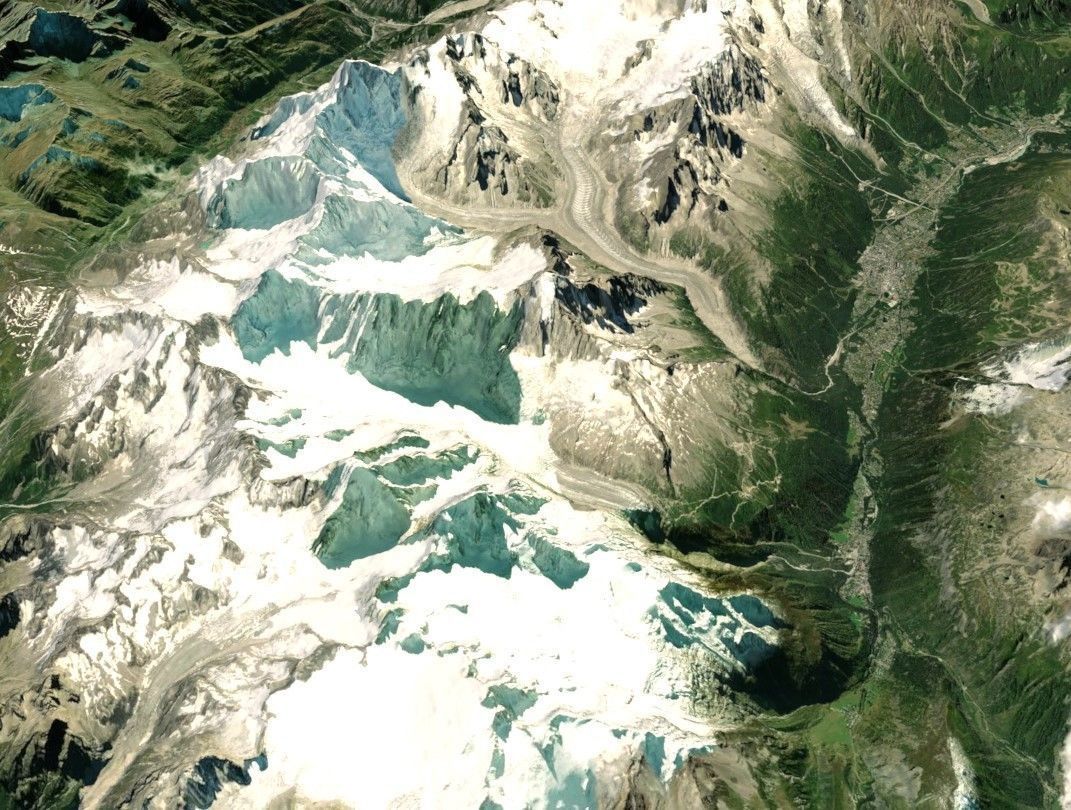 Mountain landscape Alps 3D model | CGTrader