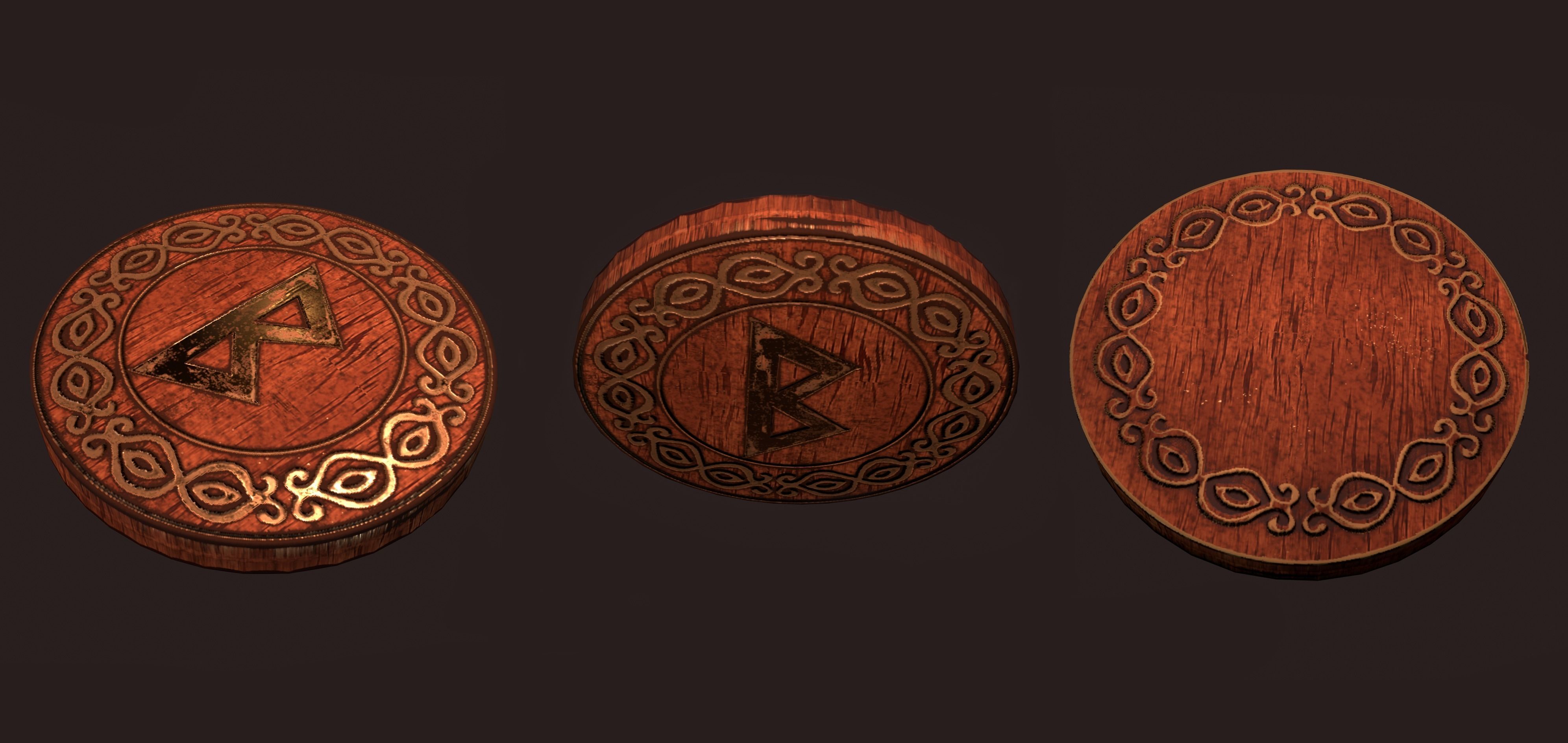 3D model Runes VR / AR / low-poly | CGTrader