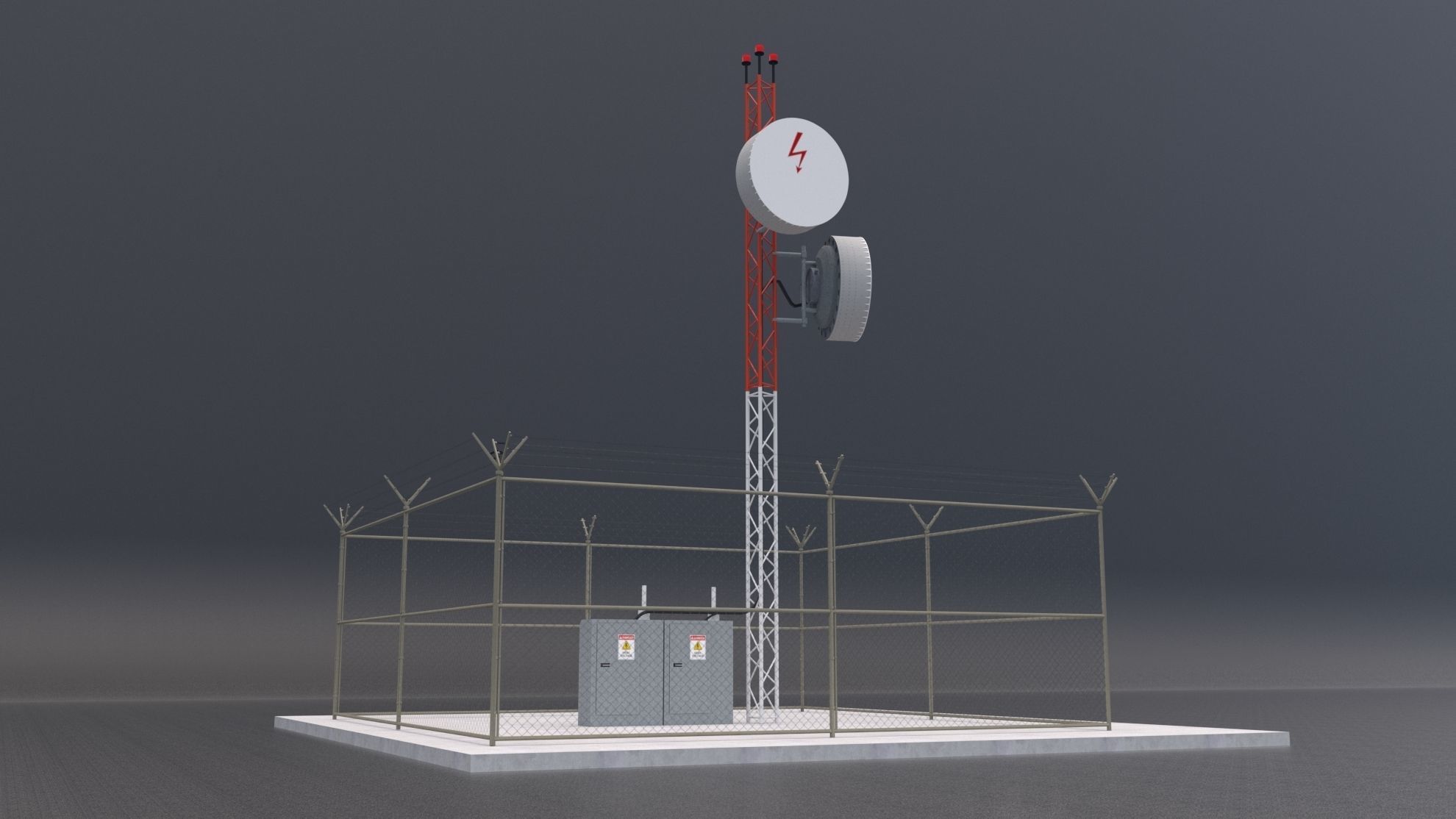 Cellphone Tower 3D model | CGTrader