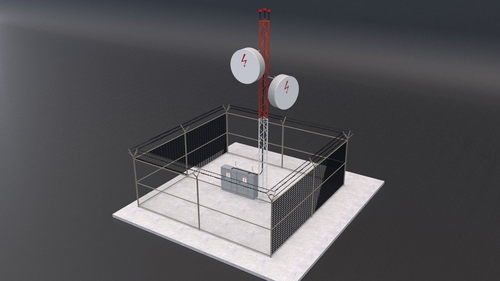 Cellphone Tower 3D model | CGTrader