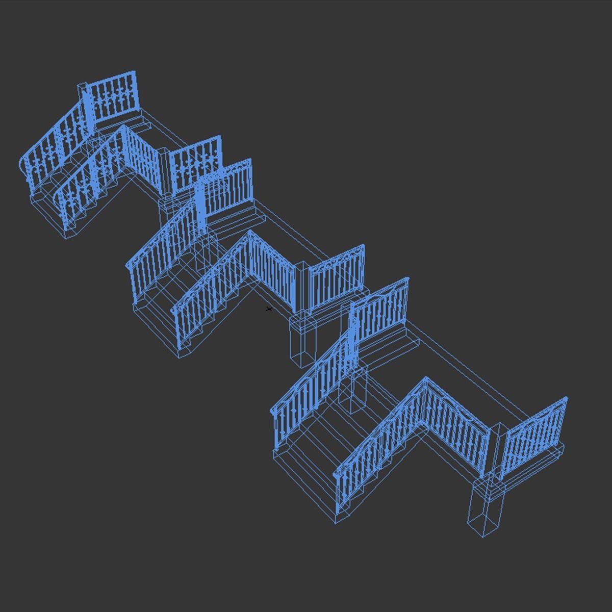 3D model metal railings VR / AR / low-poly | CGTrader