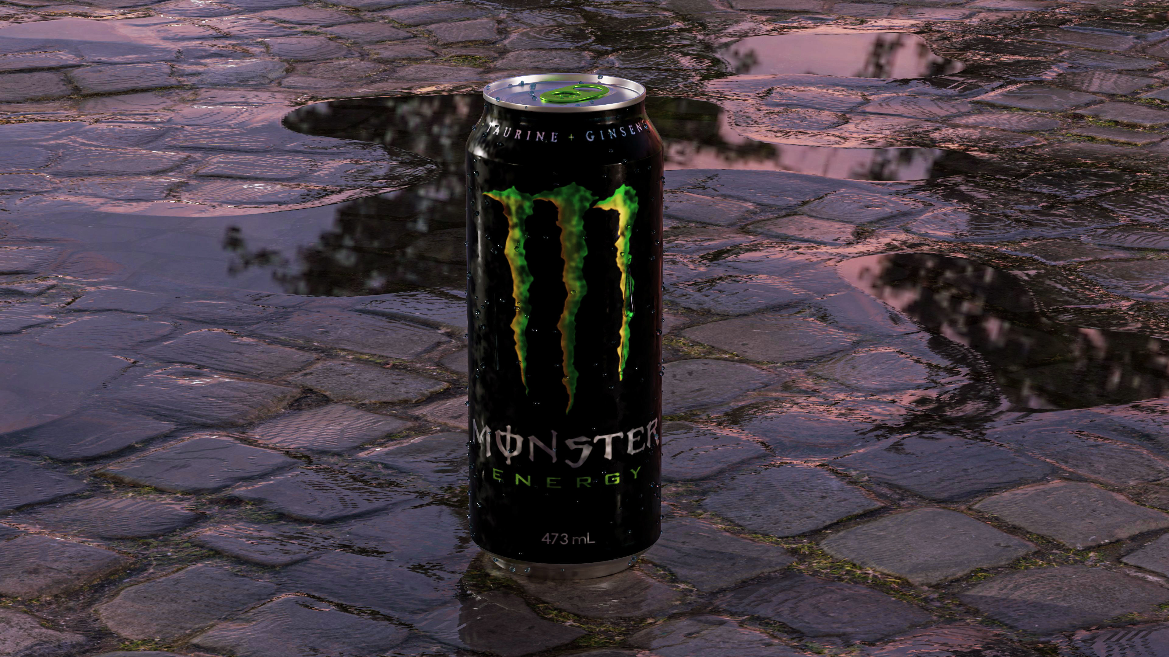 Monster Energy - FREE IN DESCRIPTION free 3D model | CGTrader