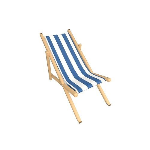 3D model Beach Chair v1 003 VR / AR / low-poly | CGTrader