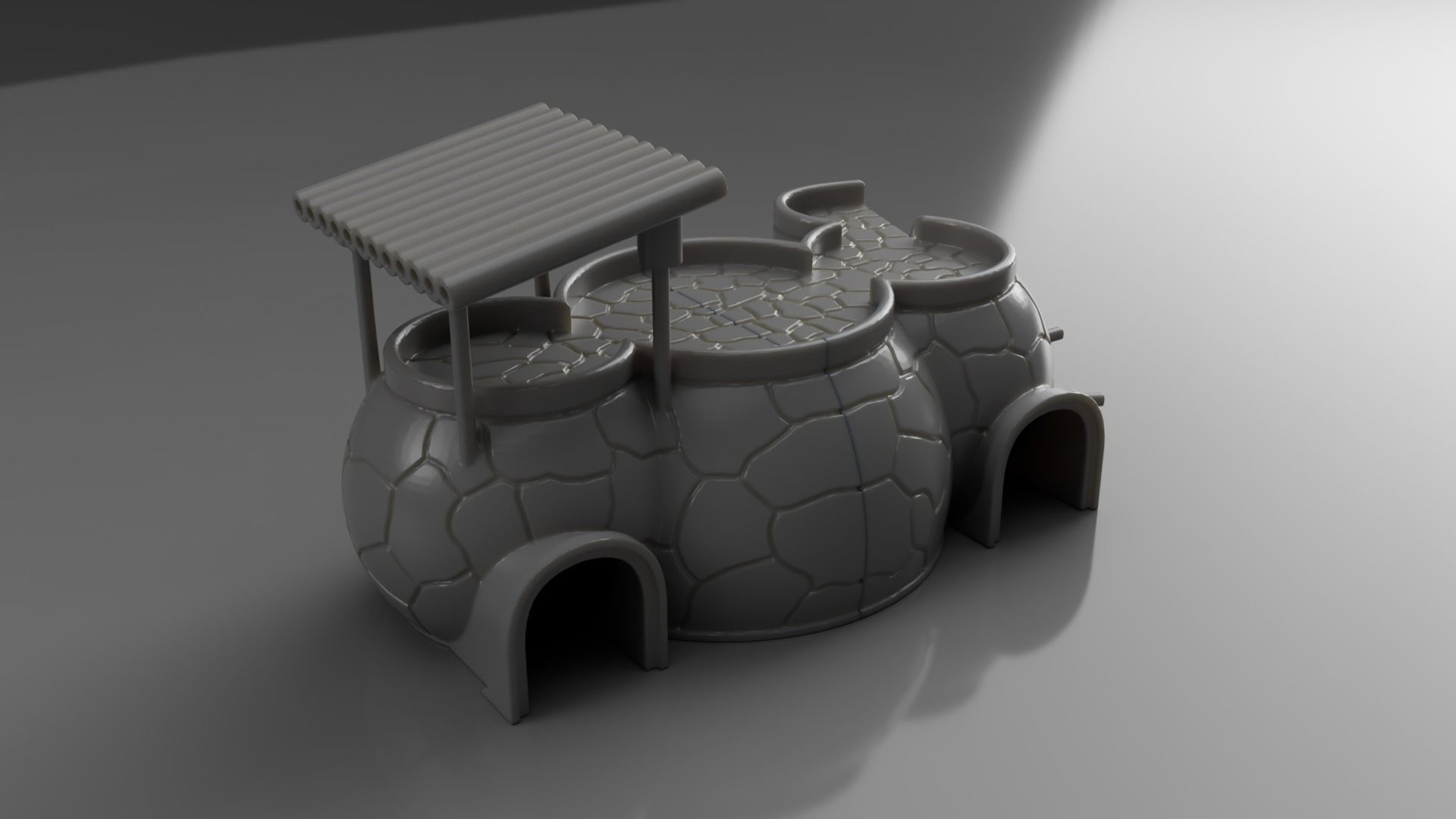 Hamster Mouse Home Star Wars Hut playhouse Pet house 3D model 3D ...