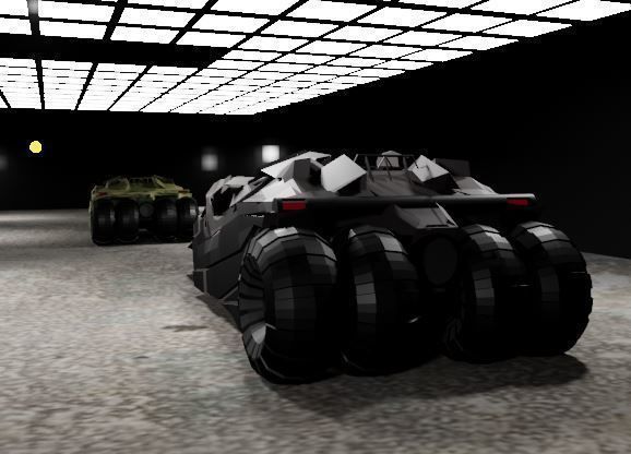 Batmobile and batcave 3D model | CGTrader