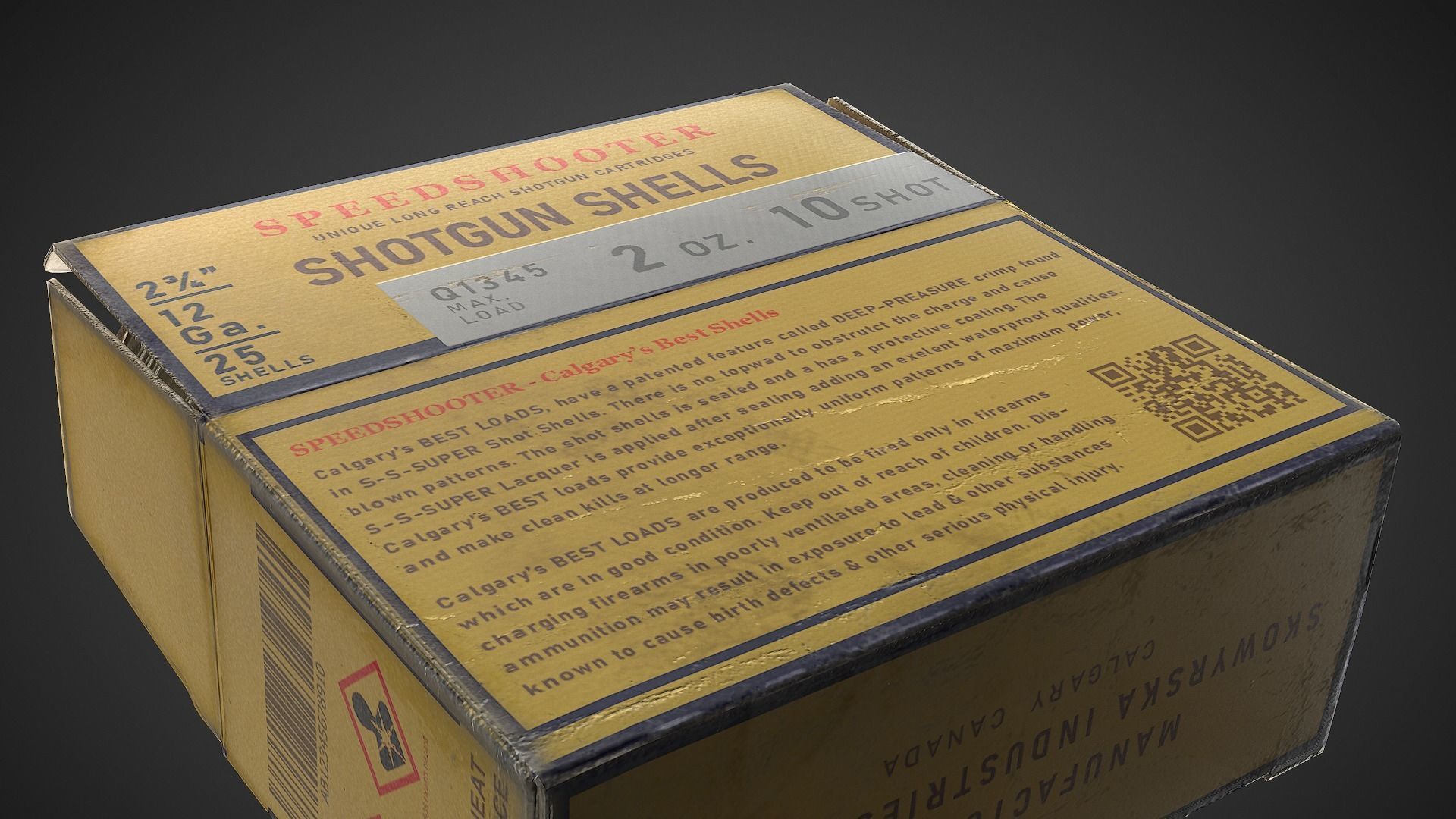 3D model Shotgun shells - cartridges ammo - 3D VR AR game ready VR / AR ...