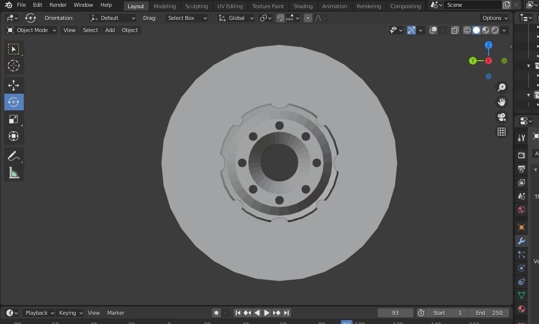 3D model Brake Discs for Sport Cars VR / AR / low-poly | CGTrader