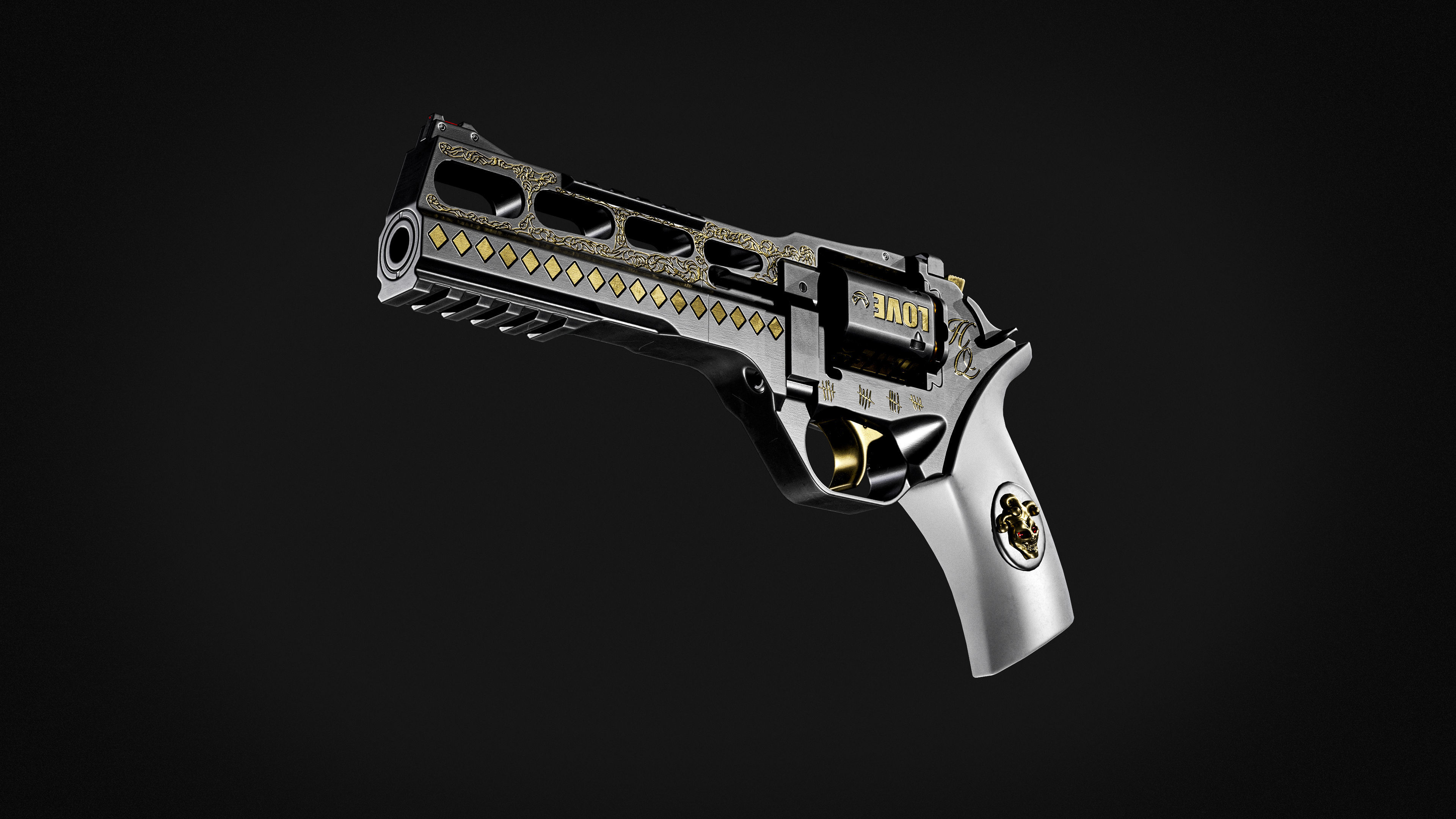 Harley Quinns Gun 3D model | CGTrader