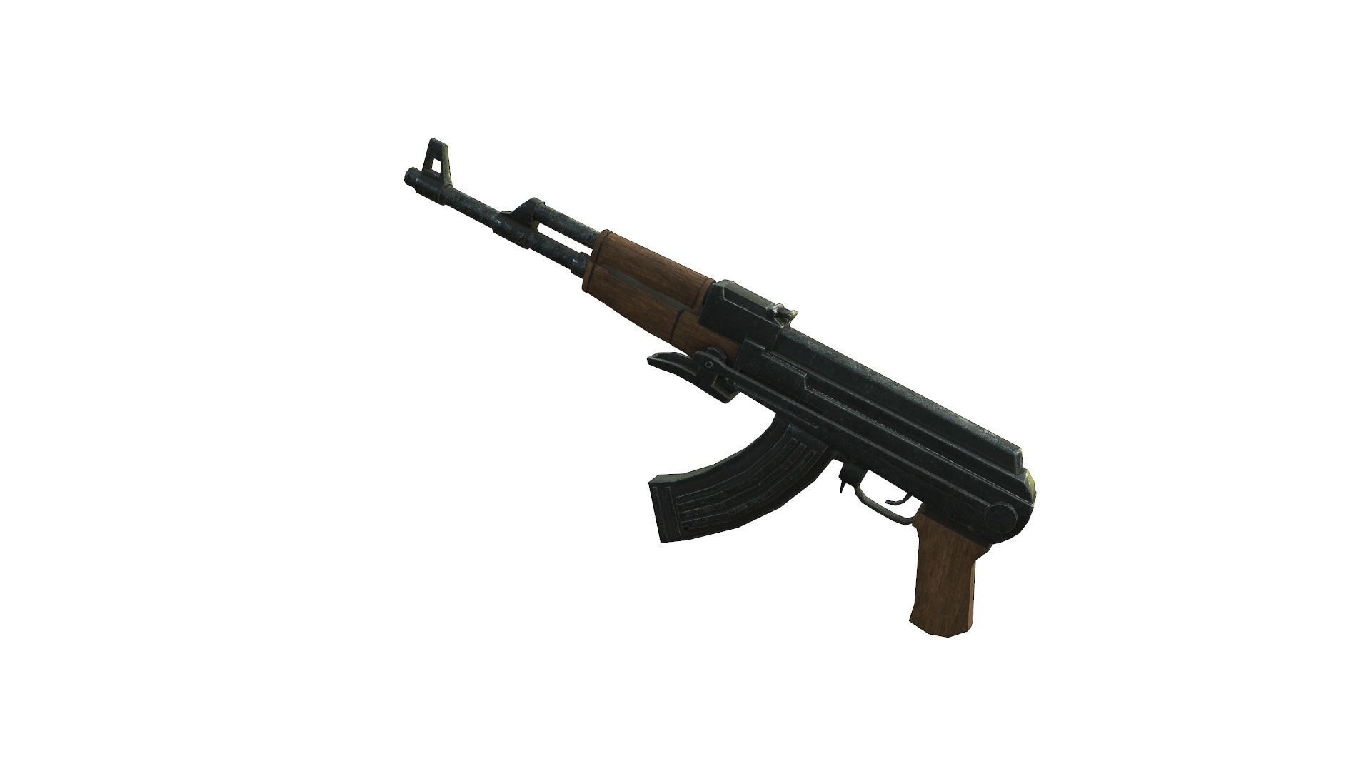 Ak47 short free VR / AR / low-poly 3D model | CGTrader