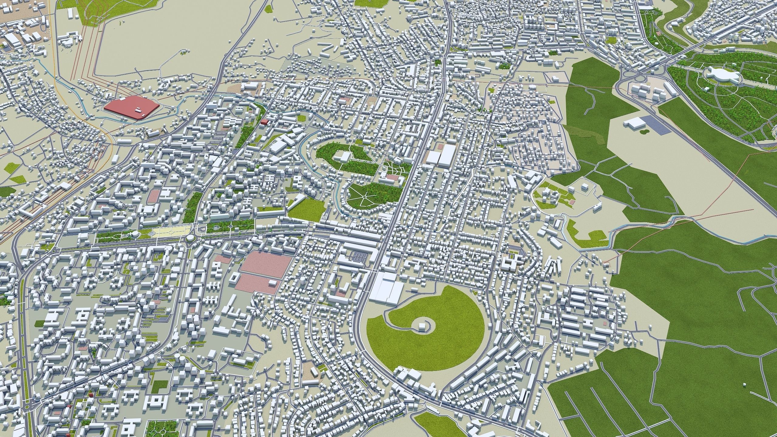 3D model Yerevan Armenia VR / AR / low-poly | CGTrader