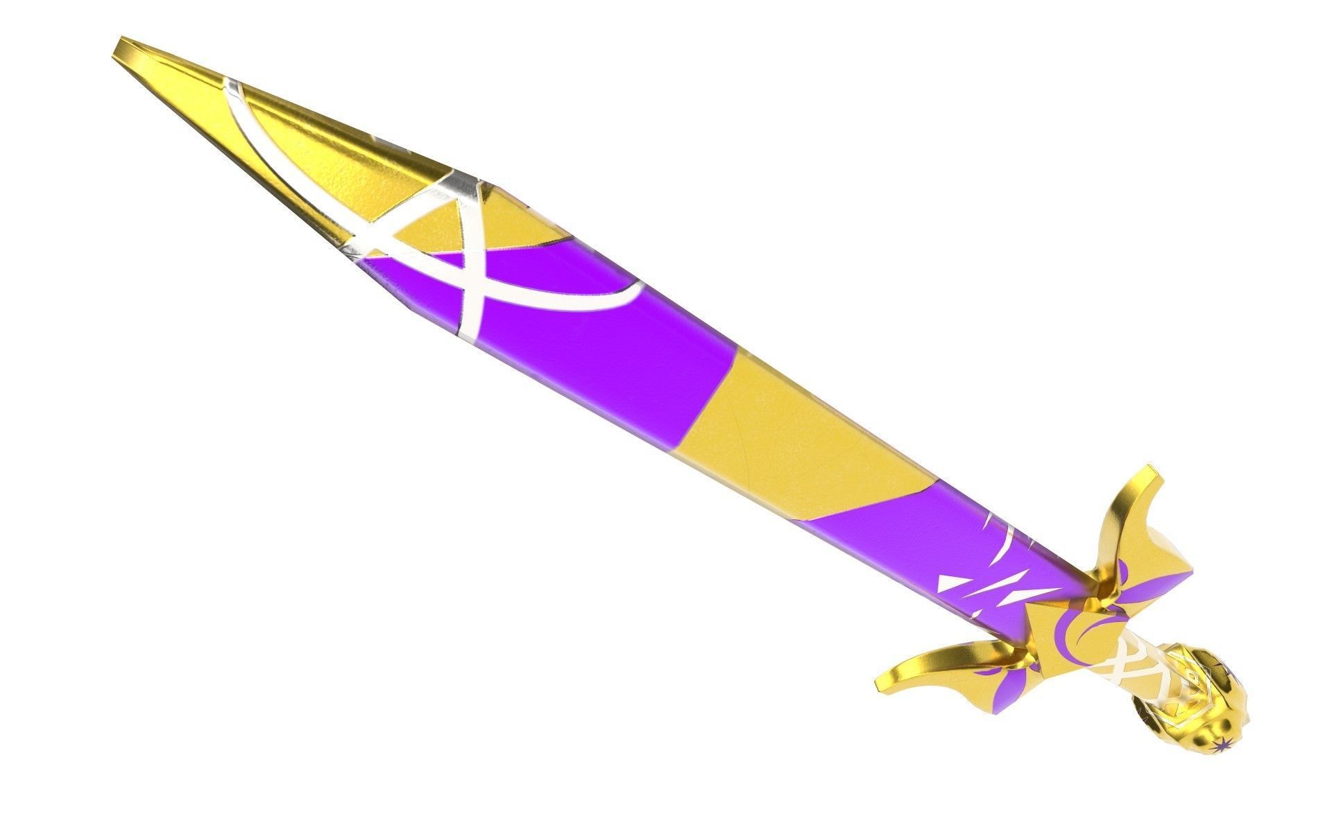 Royal Fantasy Sword 3D model | CGTrader