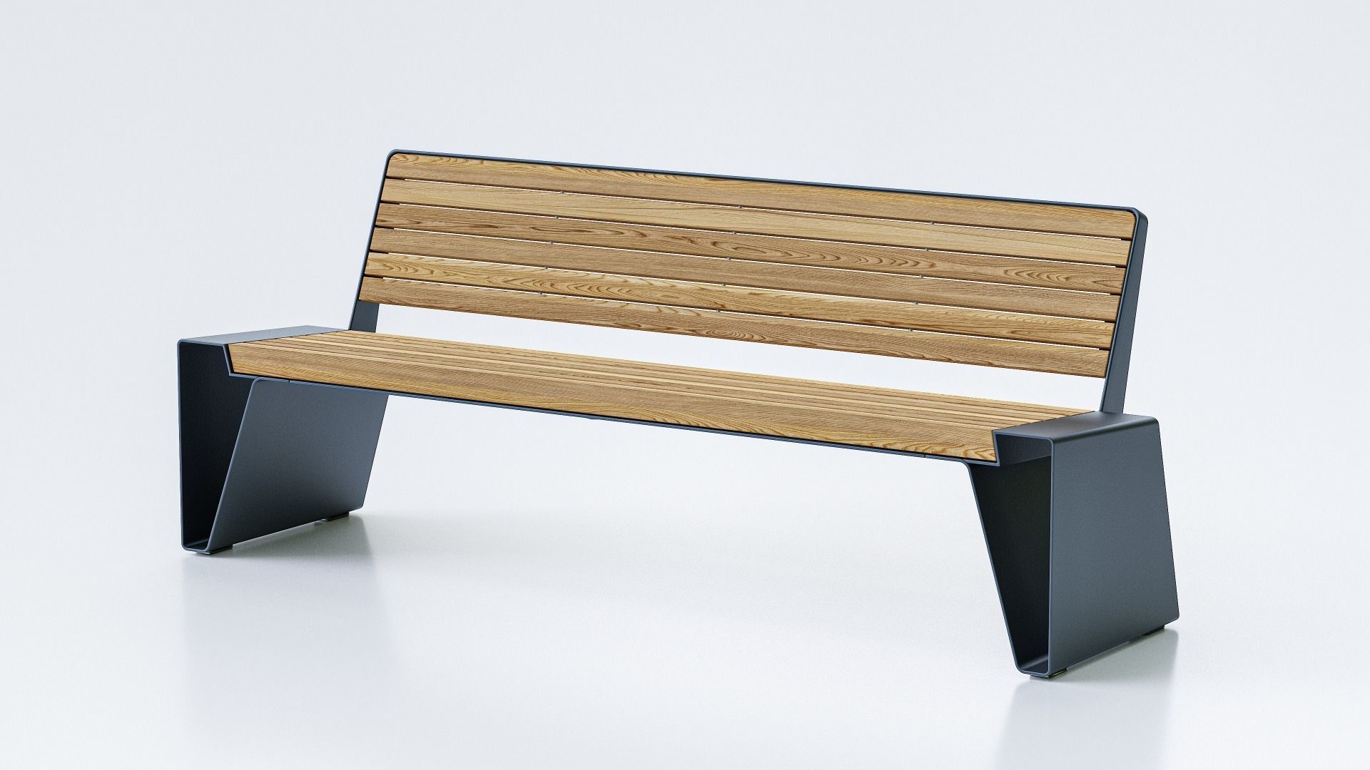 PARK MODERN BENCH RADIUM LRA 3D model | CGTrader