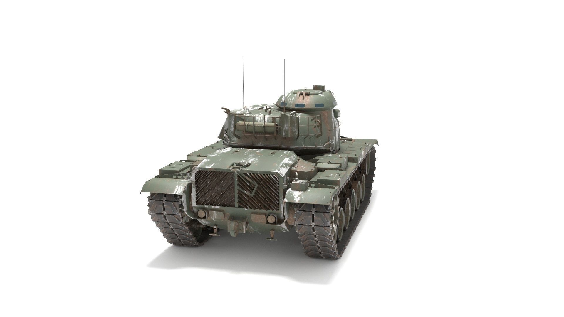 3D model M60 American tank VR / AR / low-poly | CGTrader