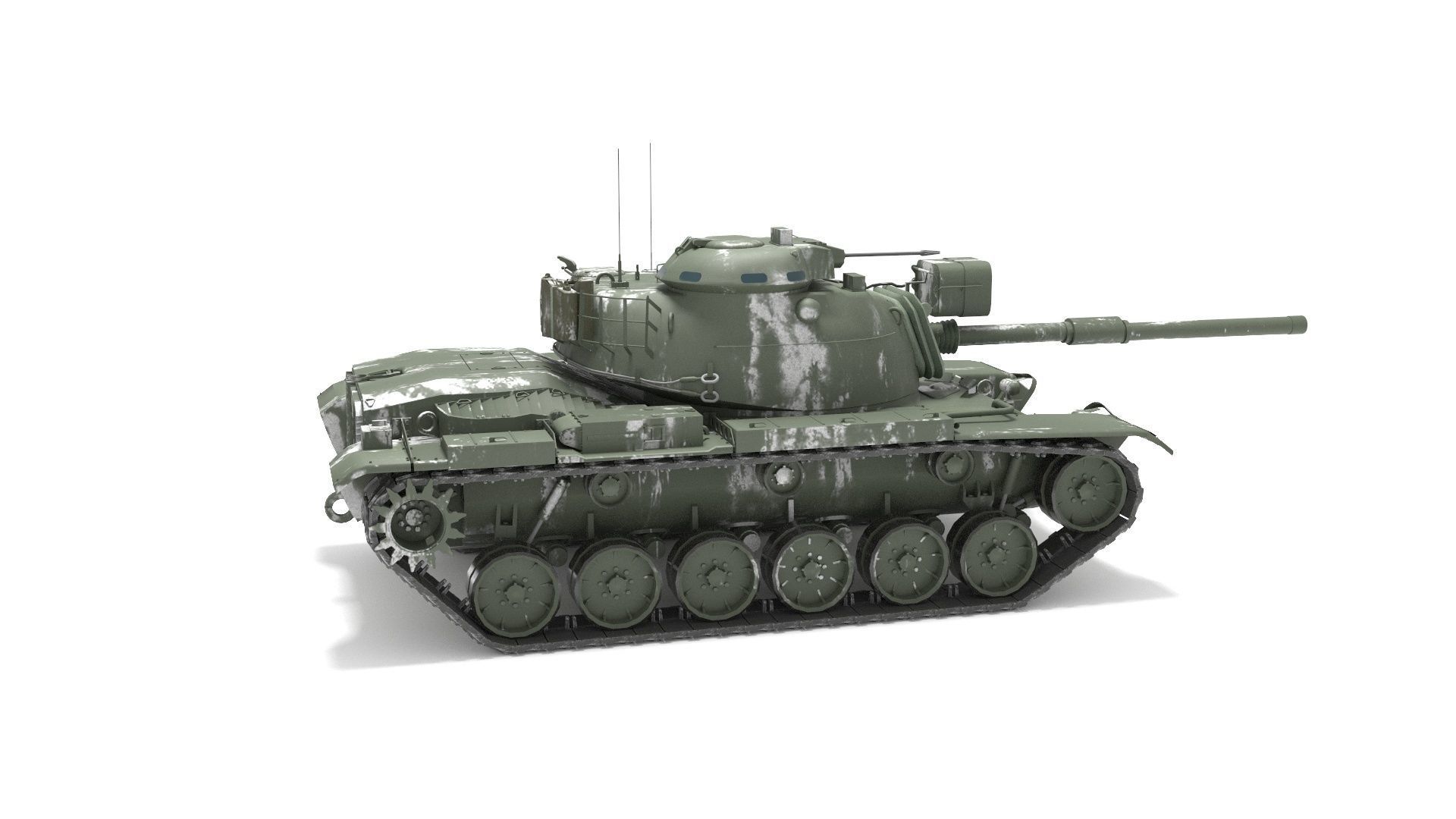 3D model M60 American tank VR / AR / low-poly | CGTrader