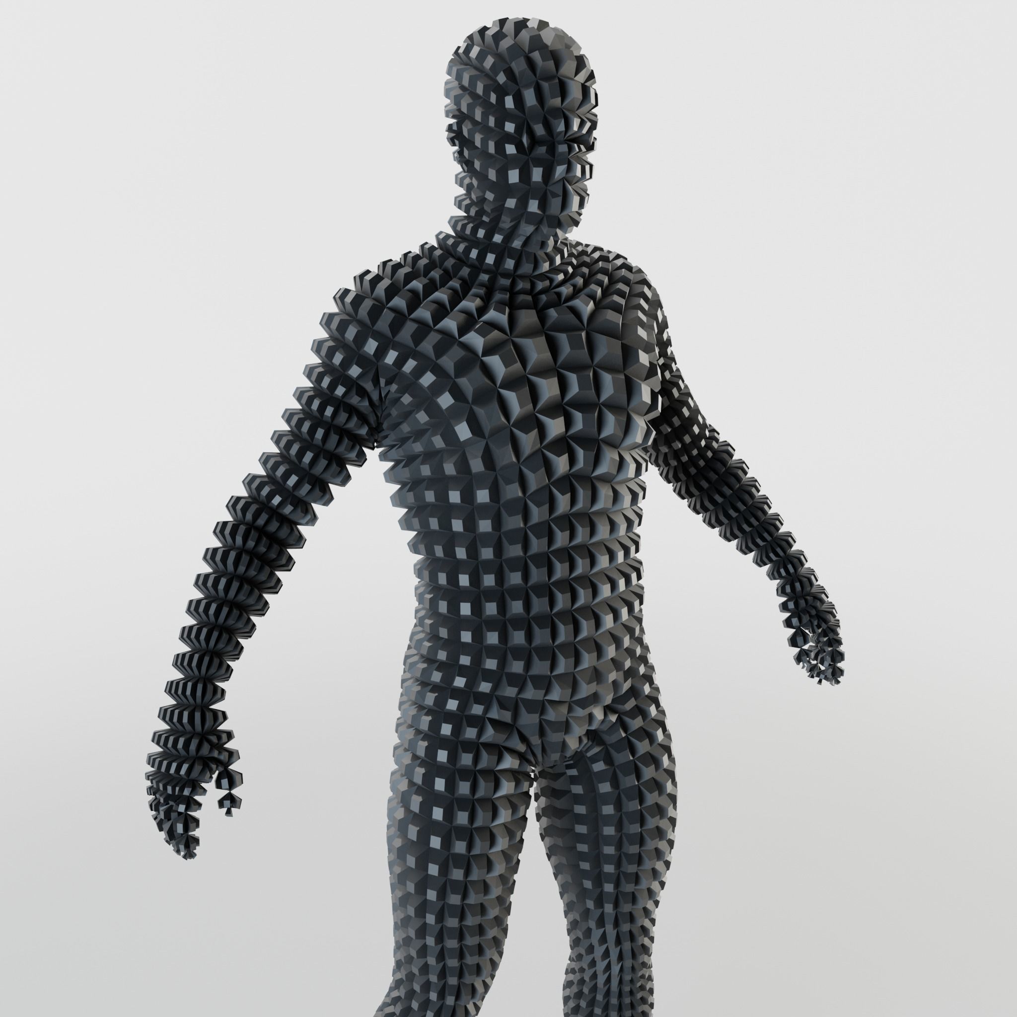 Human Abstract Shape 3D model | CGTrader