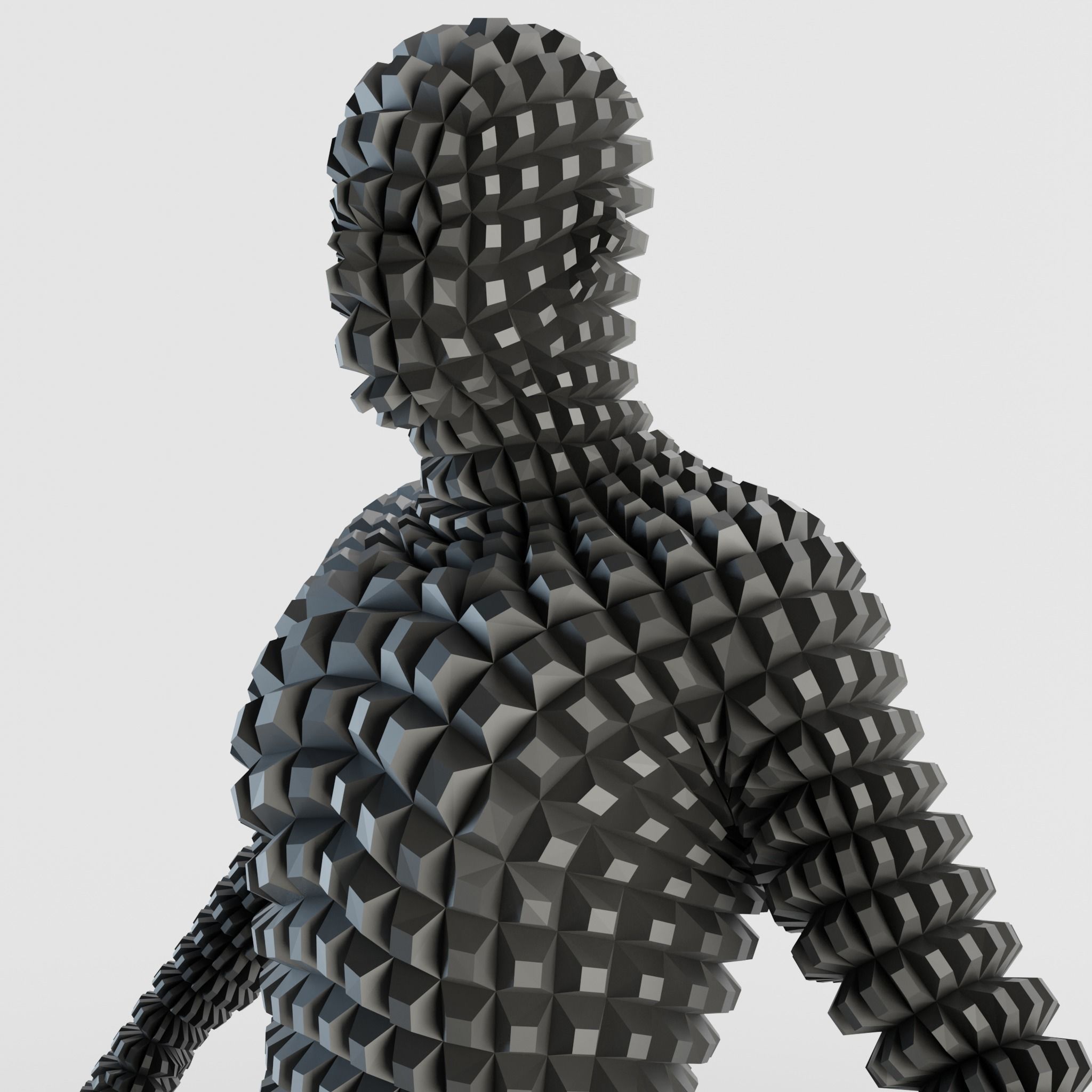 Human Abstract Shape 3D model | CGTrader